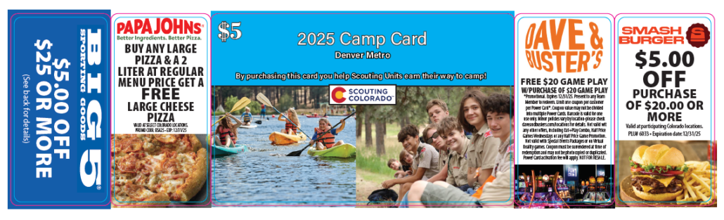 Camp Cards – Volunteer – Scouting Colorado